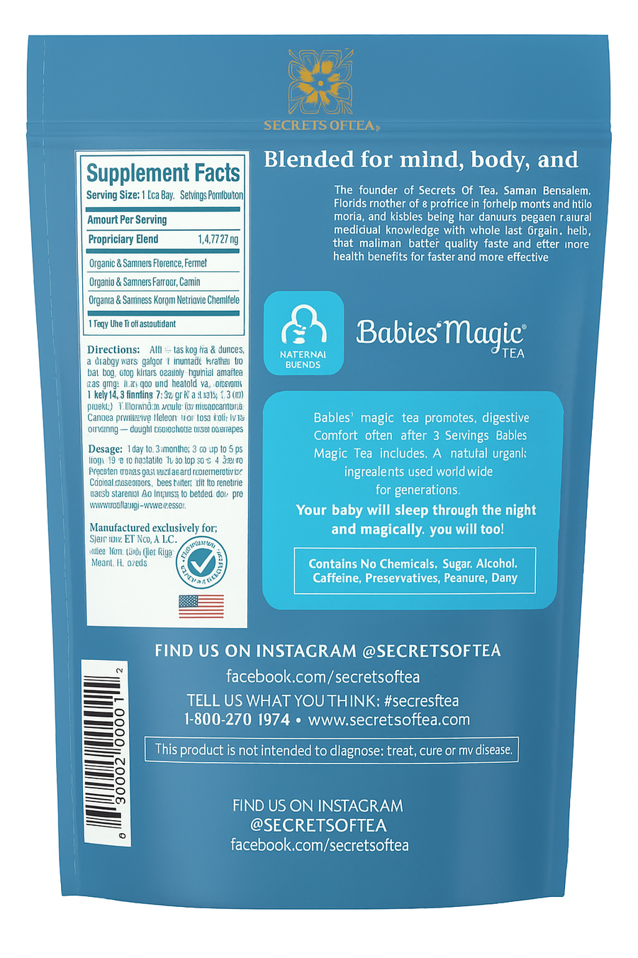 Infant Colic & Gas Relief: Babies Magic Tea – SecretsOfTea